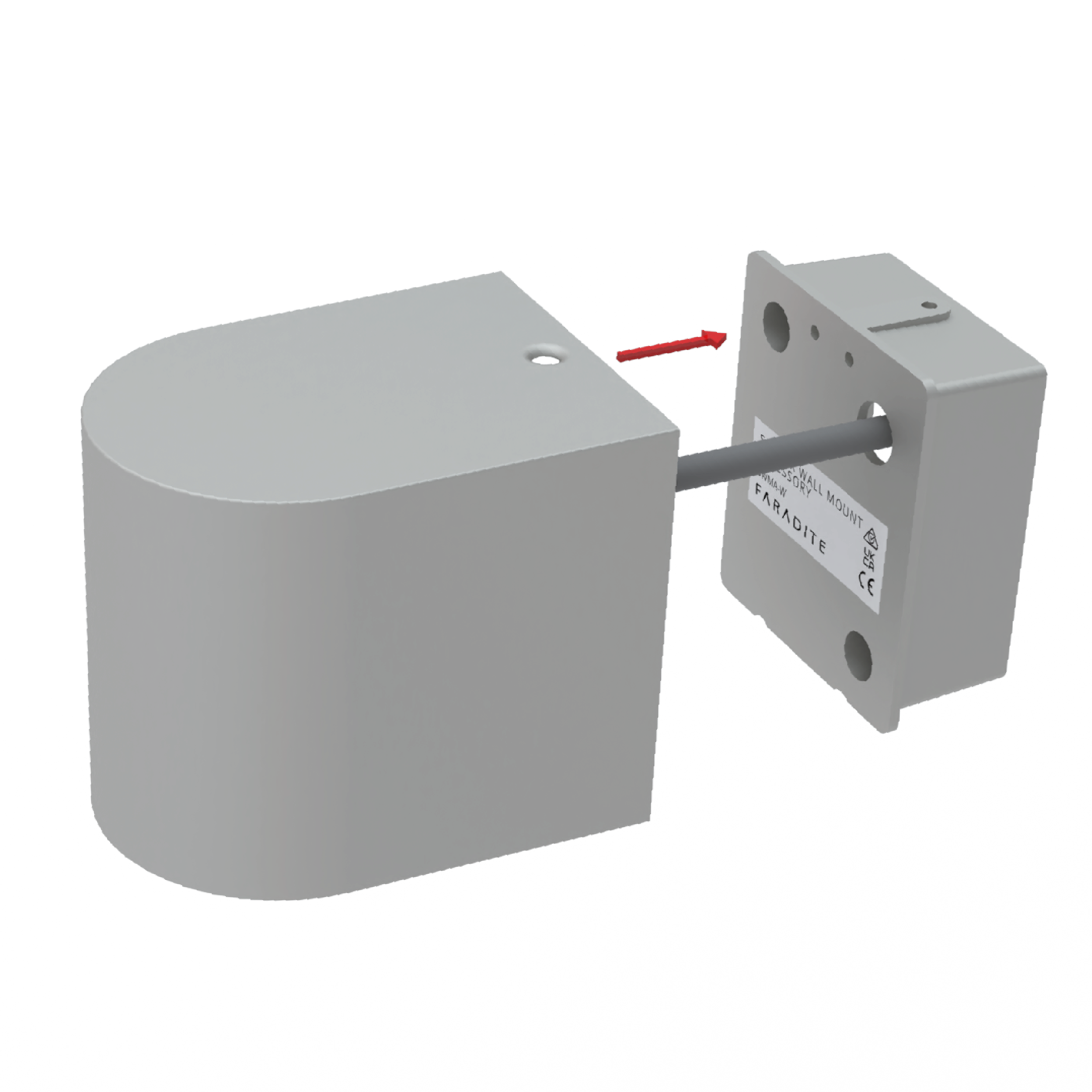 SENSOR WALL MOUNT ACCESSORY - WHITE — Faradite